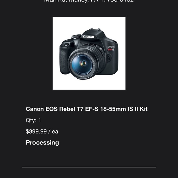 Cameras, Photo & Video | Cannon Rebel T7 Purchased In July Of 223 Like ...